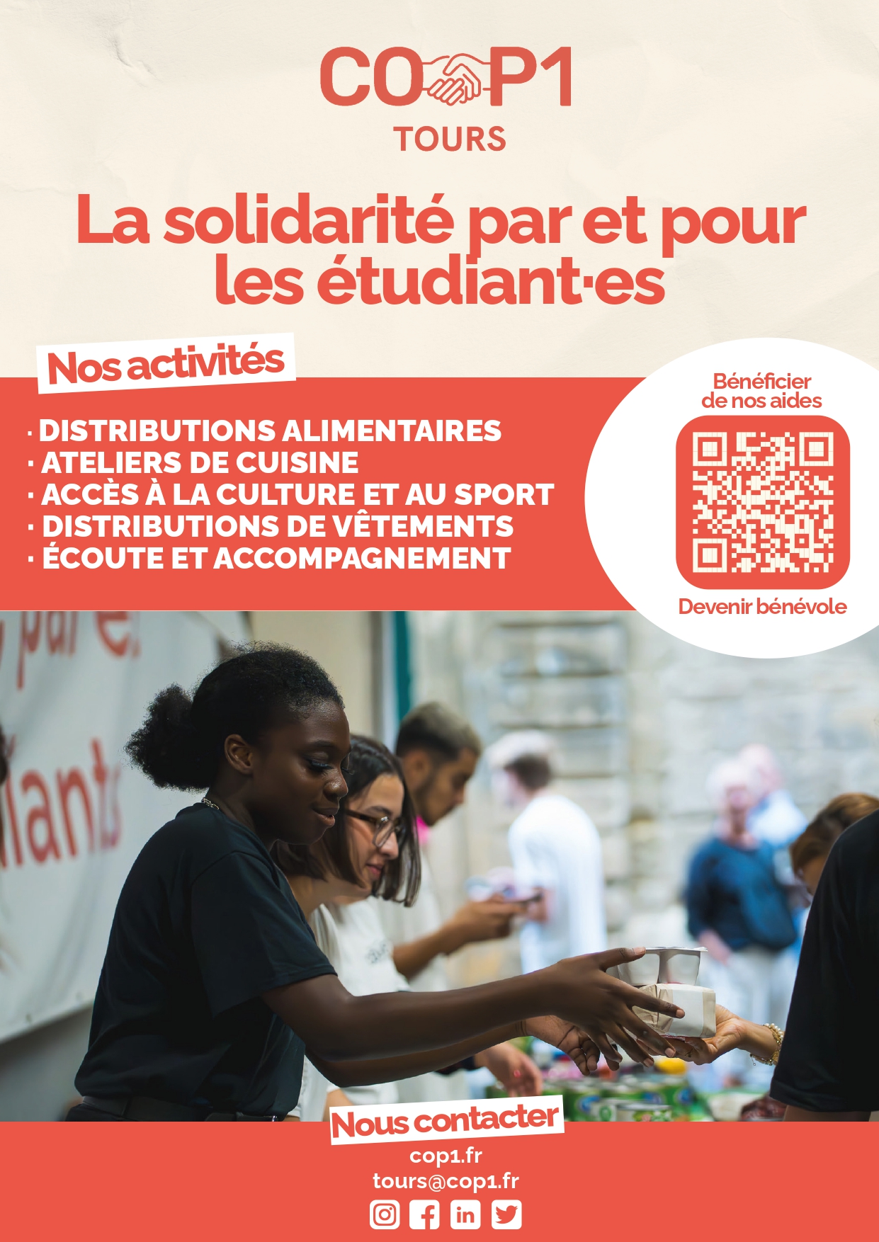 La solidarité par et pour les étudiant·es - Bureau Information Jeunesse